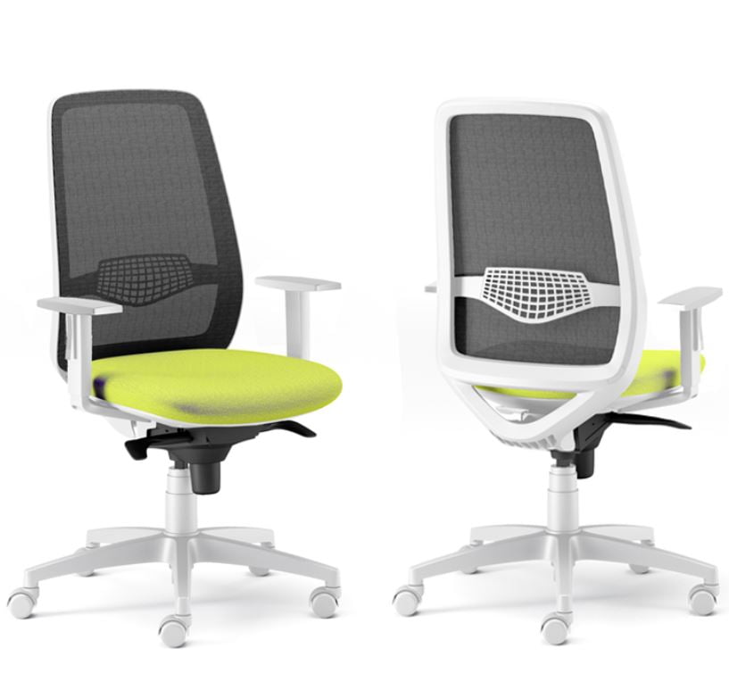 Tullio Office Chair on Wheels | Streamlined Design