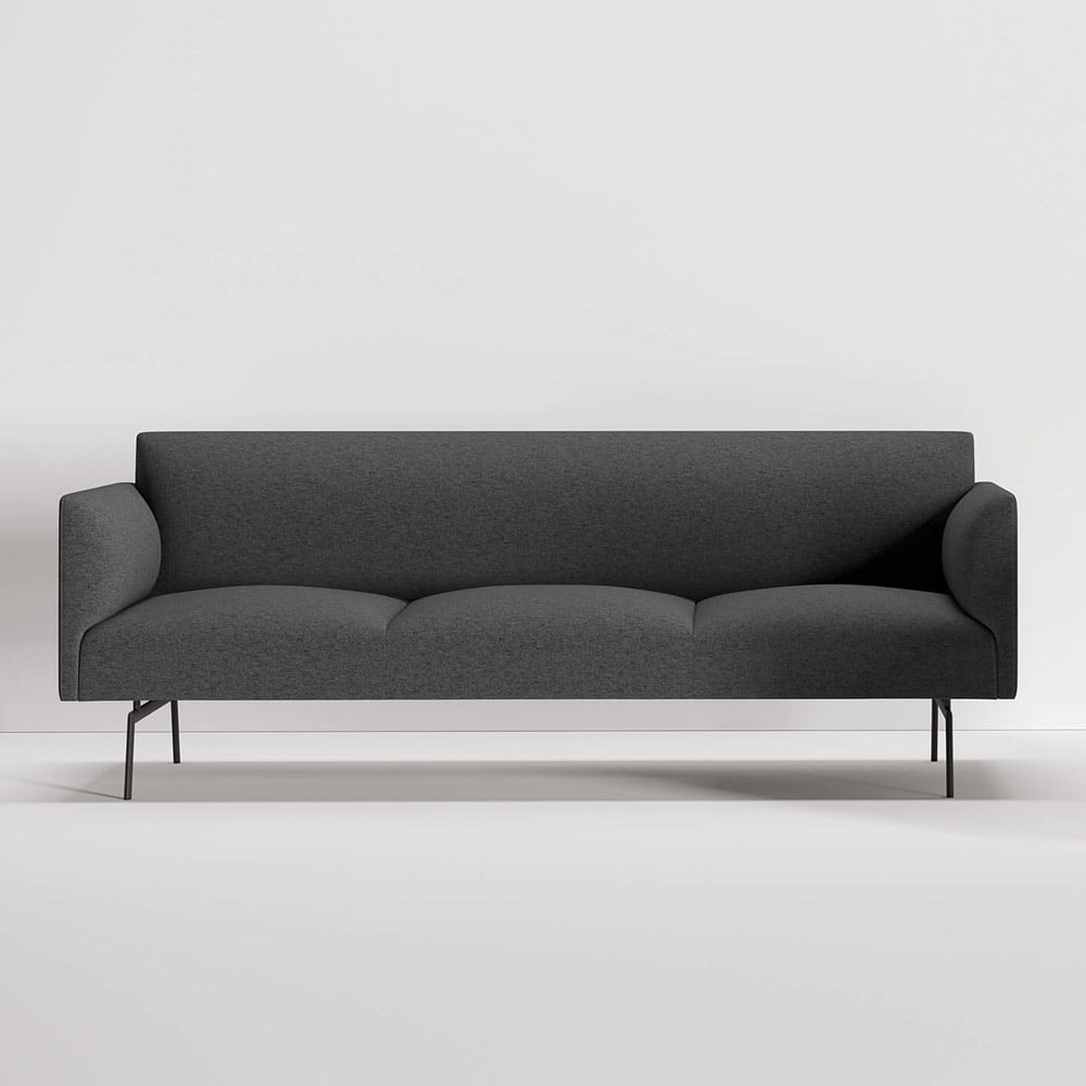 But modern minimalist long office sofa in Dubai UAE